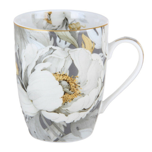 Кружка HOME COLLECTION Fiori 360мл фарфор