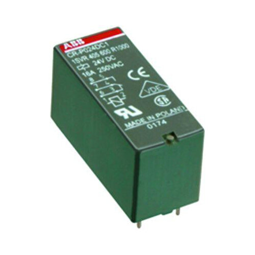 Реле CR-P024DC1 24B DC 1ПК (16А), ABB 1SVR405600R1000 (1 шт.)