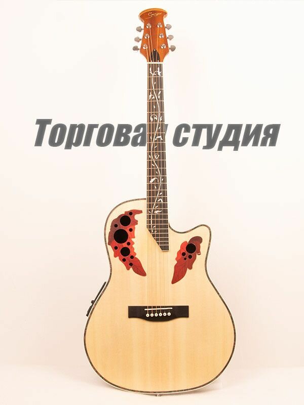 Гитара полуакустическая Smiger 4160-EQ 39" матовый Carved Soundhole