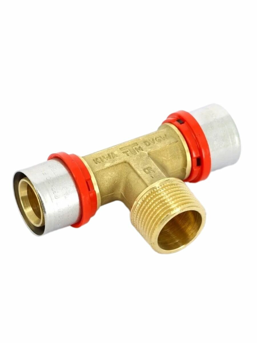 Тройник пресс Tiemme 20х3/4"Нх20 1650131 / 1658G200520CZ