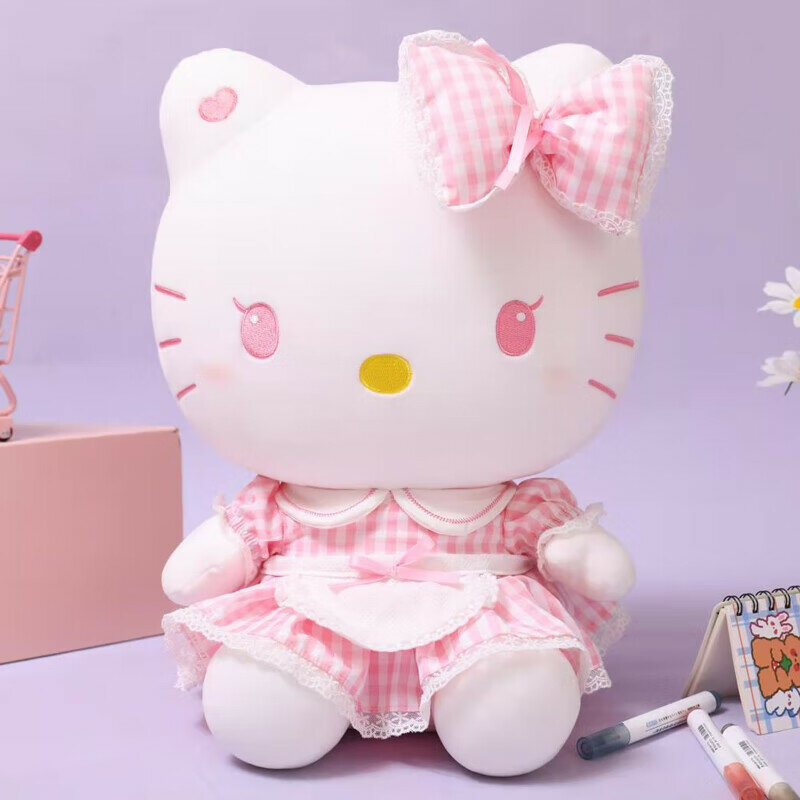 Hello Kitty Plush Toy, Cat Doll, Stuffed Animal, Pillow, 38cm, Goddess Day Gift, 30cm, Loli, Kitty Cat