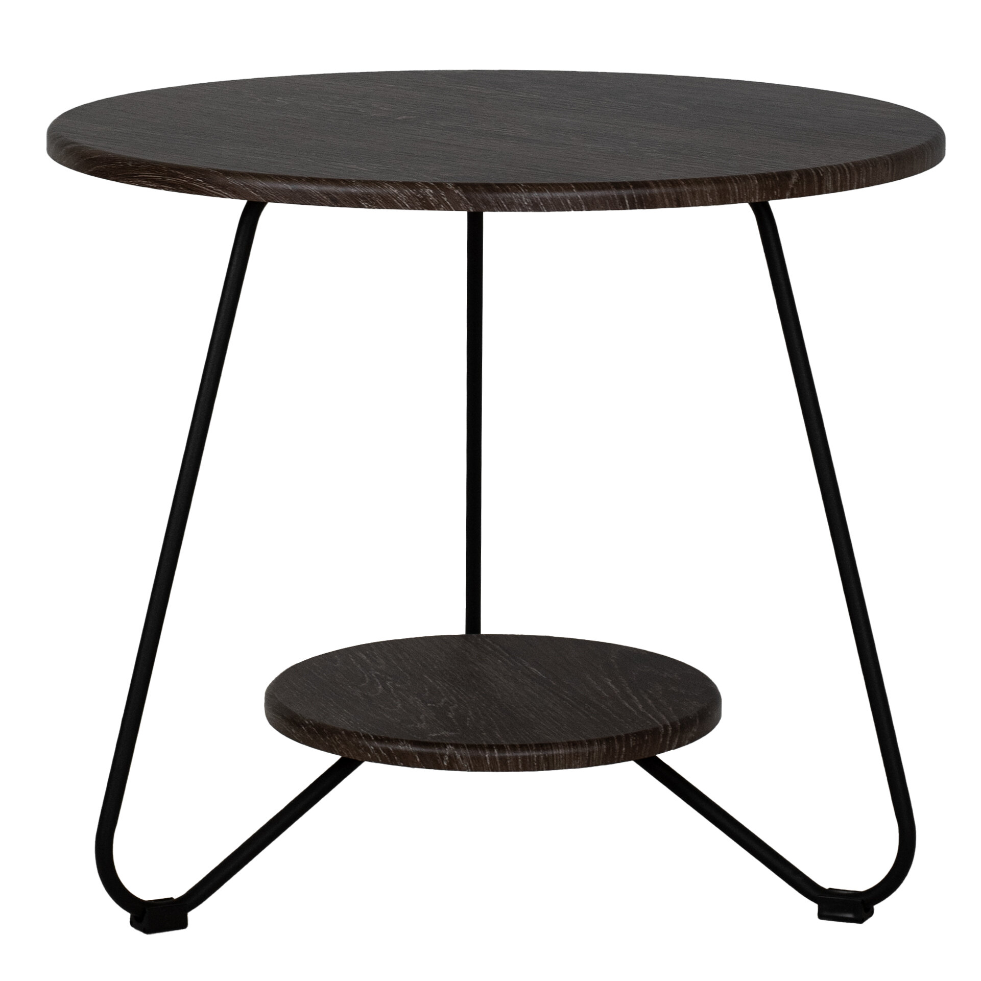 Стол журнальный Мебелик BeautyStyle 38 Дуб шоле коричневый/черный