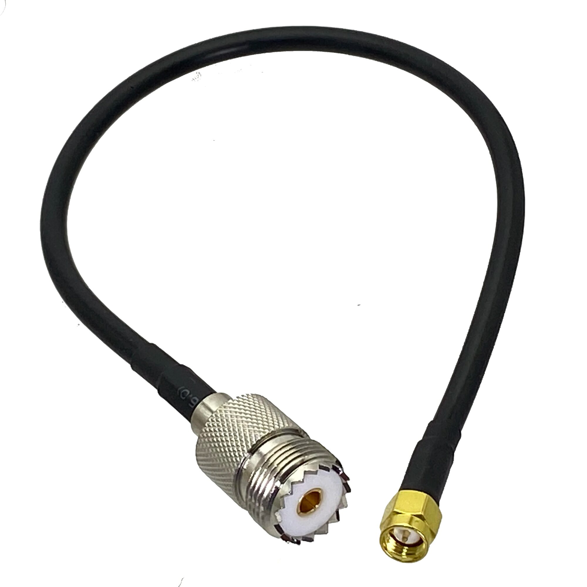 Кабель RG58 UHF SO239 - SMA, 50см
