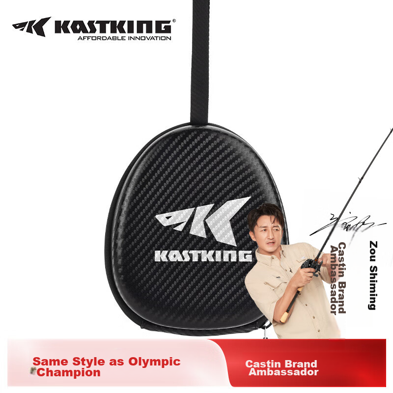 KastKing Multifunctional Fishing Reel Bag, Thickened Large Capacity Fishing Reel Bag, Lure Reel Storage Box, Fishing Line Reel Protection Specialized Fishing Reel Bag, Spinning Reel Bag