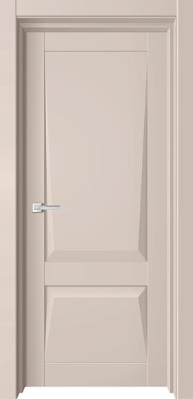 Межкомнатная Дверь Verda Диамонд 1 Латте Бархат Глухая 2000х600мм (Полотно 1шт) / Верда.