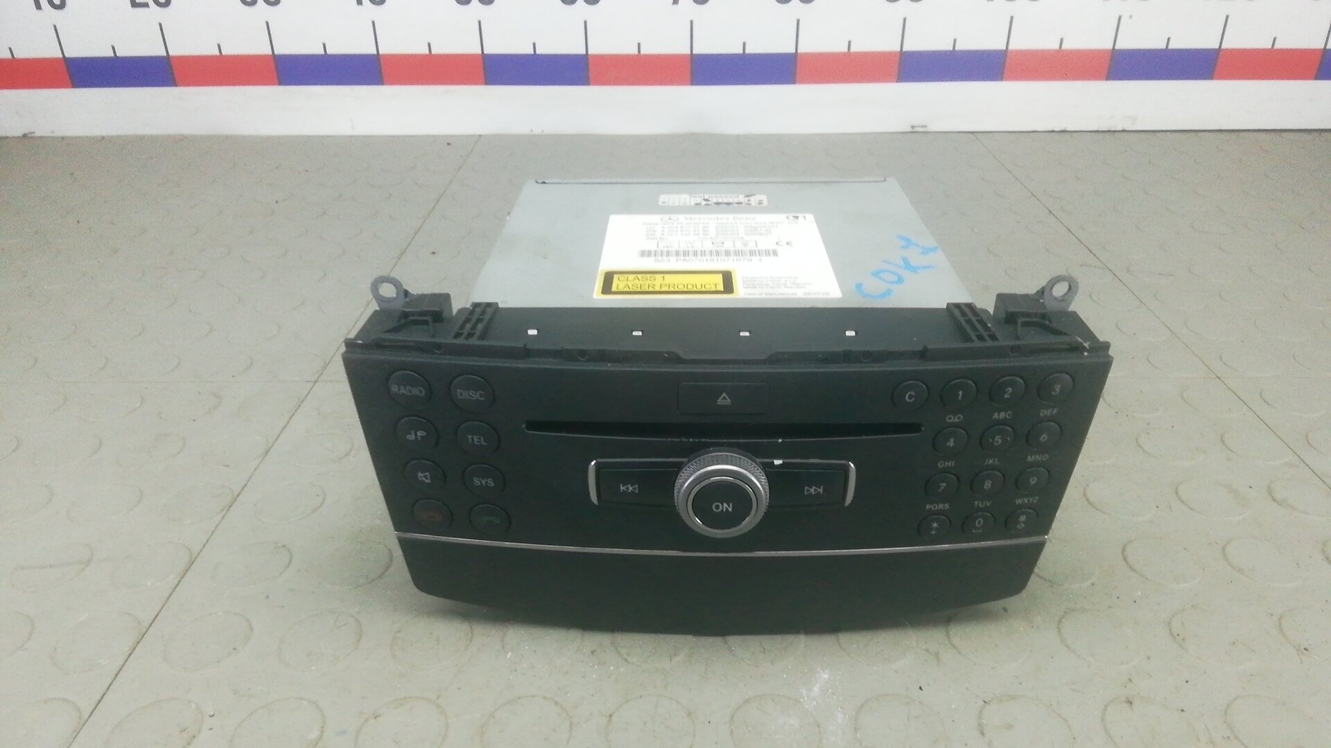 Магнитола MERCEDES BENZ C-CLASS W204, Номер A2048700196