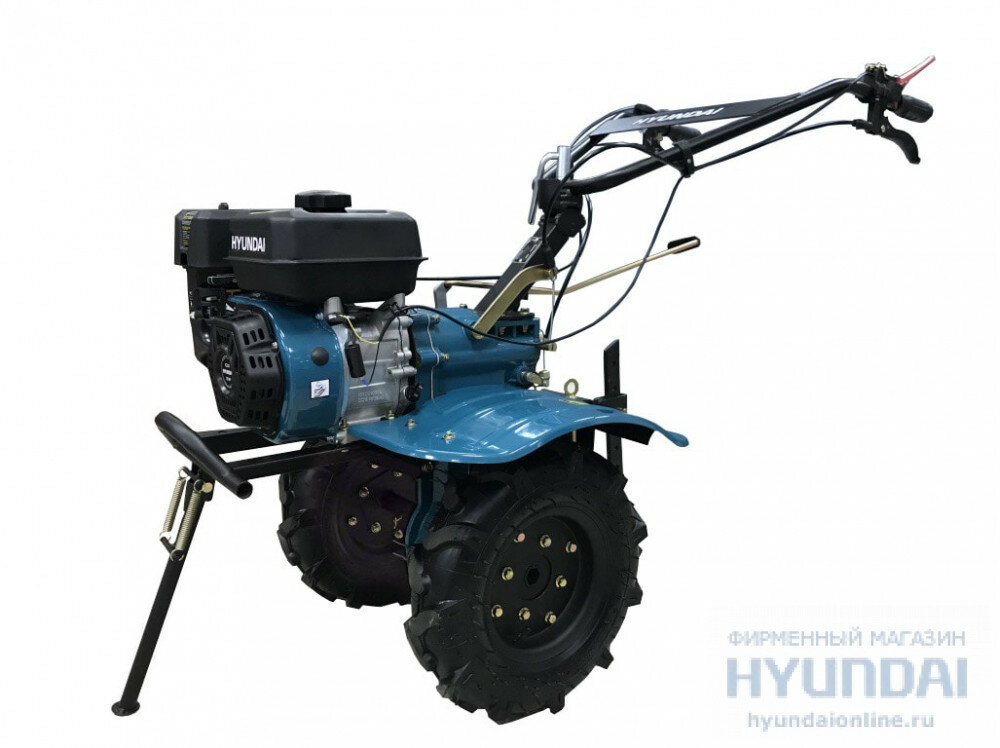 Мотоблок Hyundai T1300, бензиновый, мощность 7 л. с, 4-х тактный двигатель