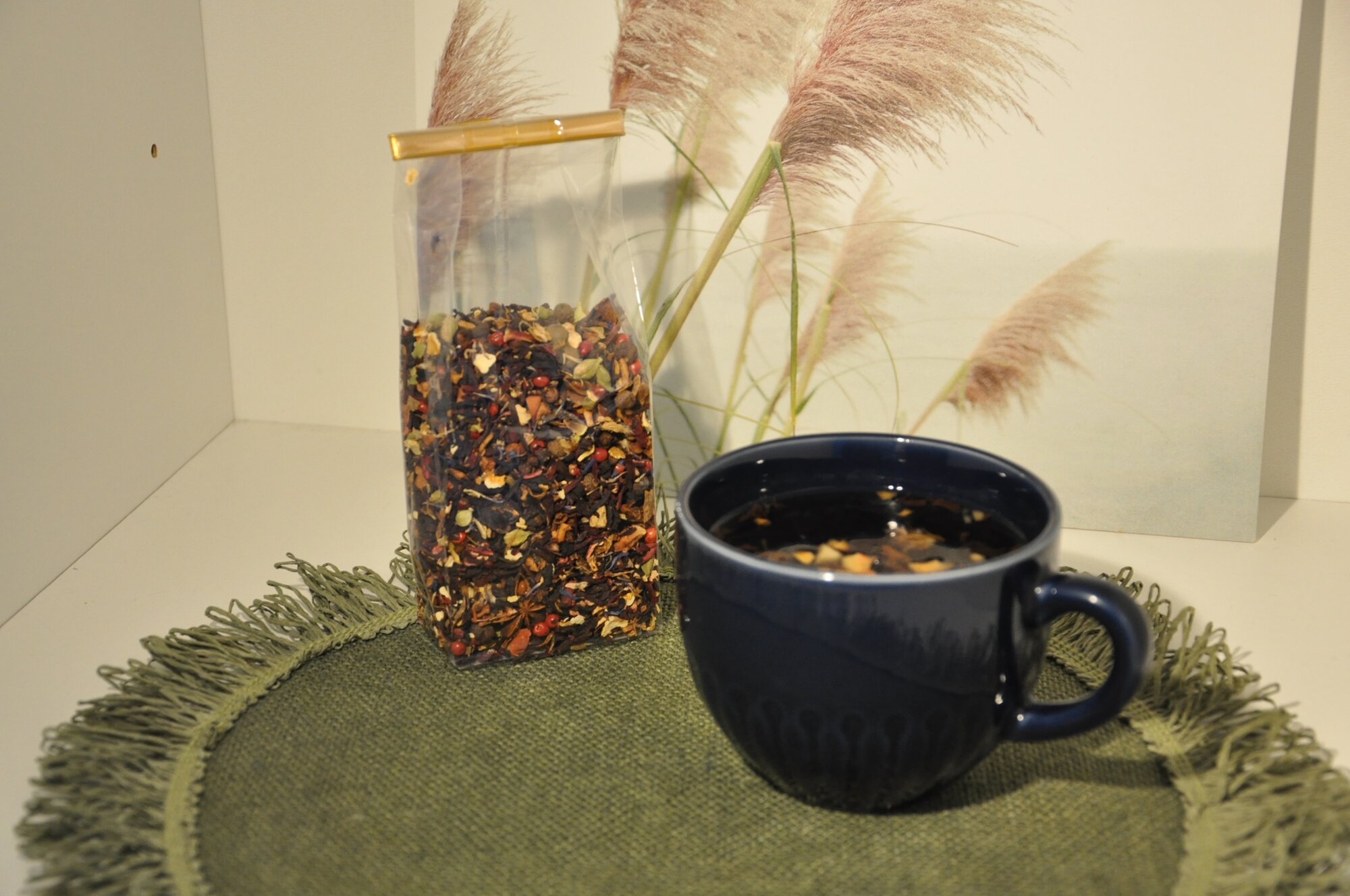 ЧАЙ Глинтвейн базовый(100 гр.) фруктово-ягодный купаж. Из 12 ингредиентов