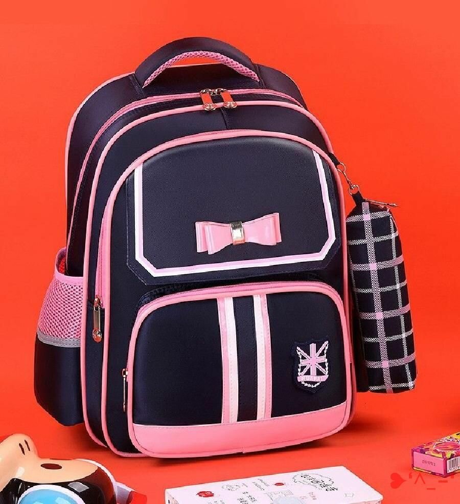 Рюкзак детский для девочек / Рюкзак школьный с анатомической спинкой для первоклассницы / Ранец портфель для школьников