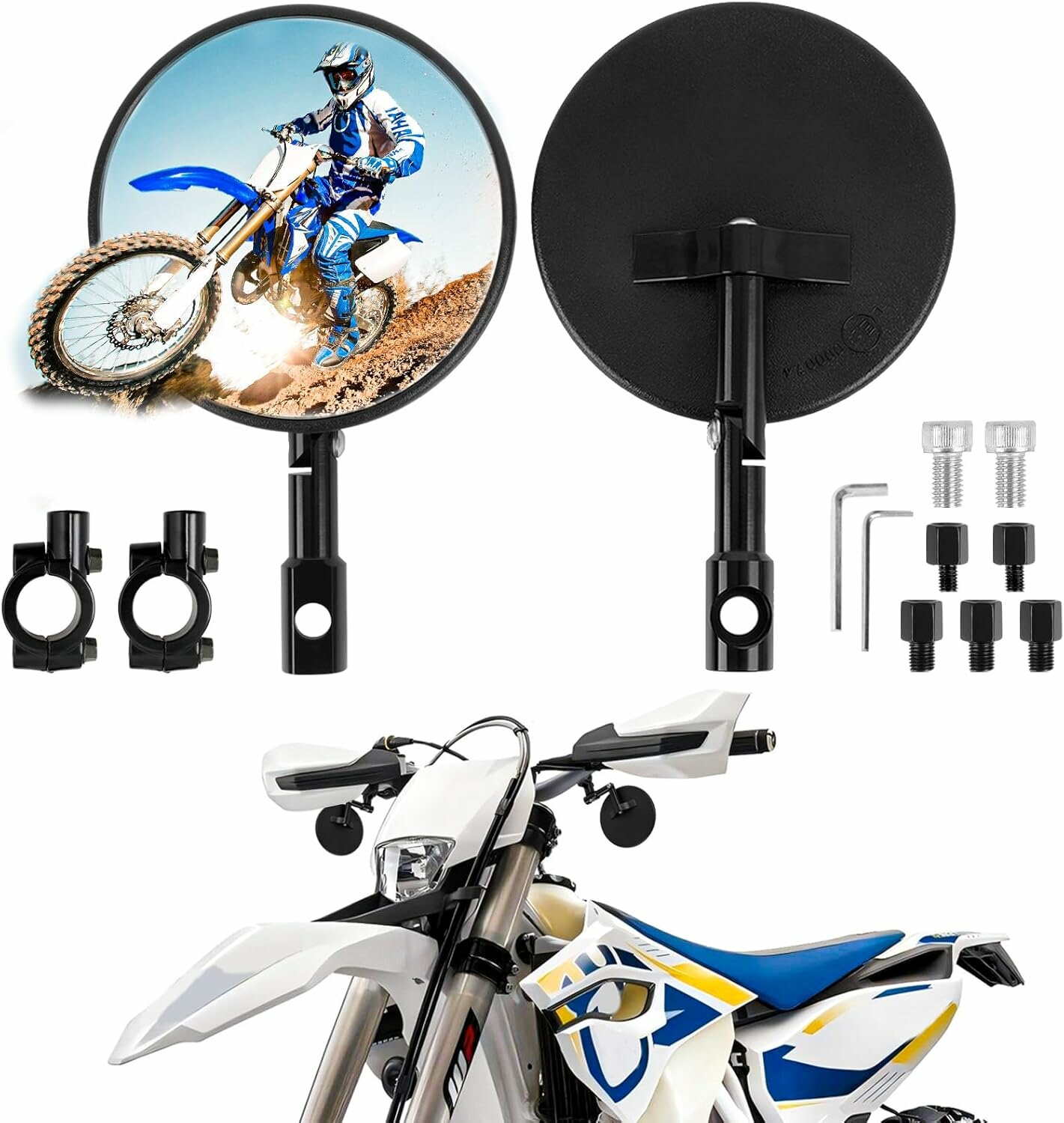 Зеркала для мотоцикла Dirt Bike Enduro ATV Quad