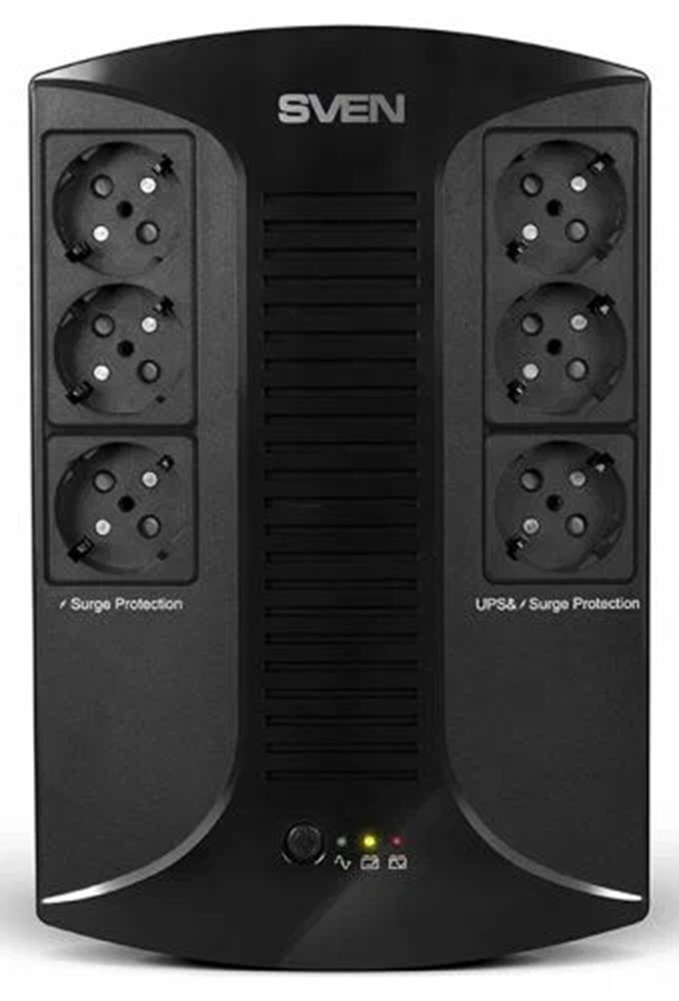 ИБП Источник бесперебойного питания Sven UP-L1000E SV-016593 вх СЕЕ7/7, вых 6 × CEE7/4, пластик, черный