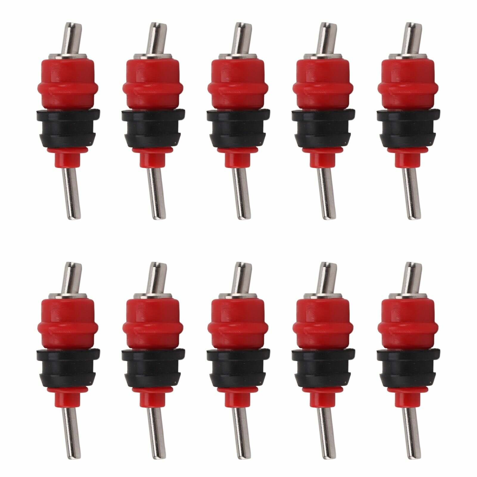 Красный ниппель для питьевой воды для кур, уток, кур, 360 градусов, система поения со стальным ниппелем