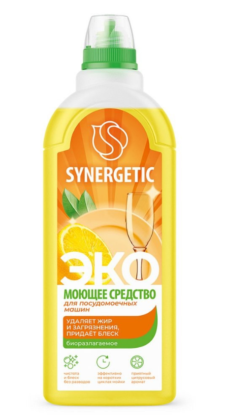 Средство моющее Synergetic pro для посудомоечных машин, 1л