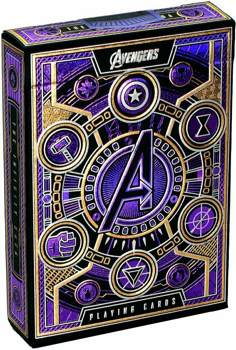 Avengers: Infinity Saga, игральные карты Мстители: Сага бесконечности от Theory11