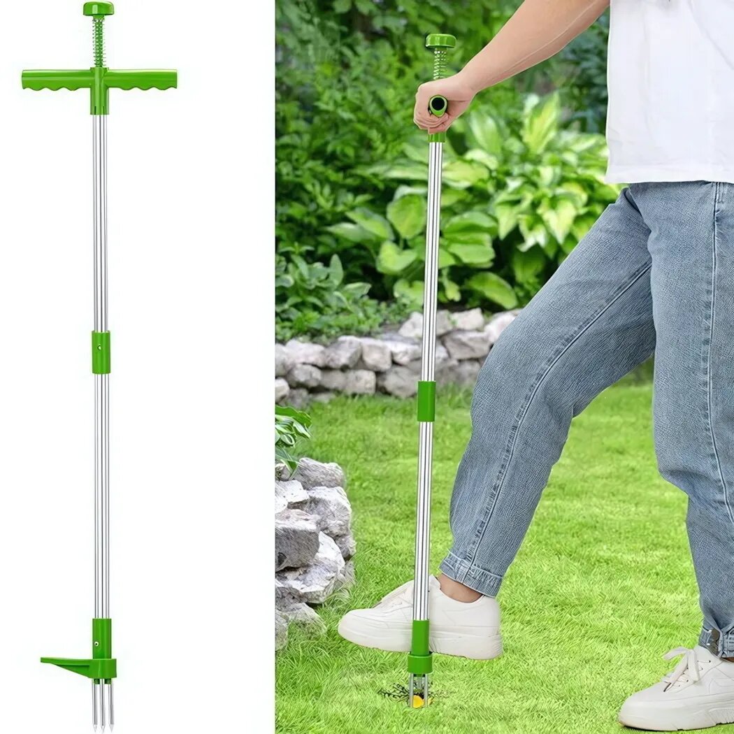 Корнеудалитель «Стоп Сорняк» 93см, механический, алюминий, удобный в использовании