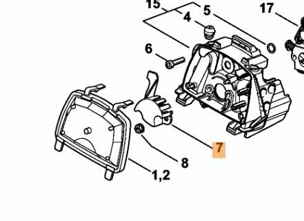 Колпак ударнозащитный MS211,211С,181,181С STIHL оригинал