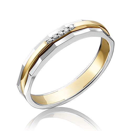 Кольцо, белое золото, 585 проба, бриллиант