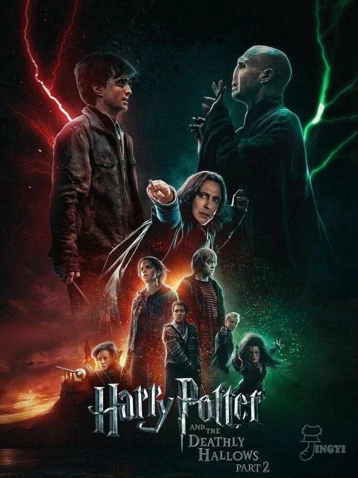 Алмазная мозаика на подрамнике "Гарри Поттер" круглые бриллианты 40х50см