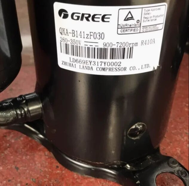 Компрессор GREE QXA-B141ZF030B/A QXA-B102zE190A/130B QXA-A104zC190A QXF-B141zF030C/A/B