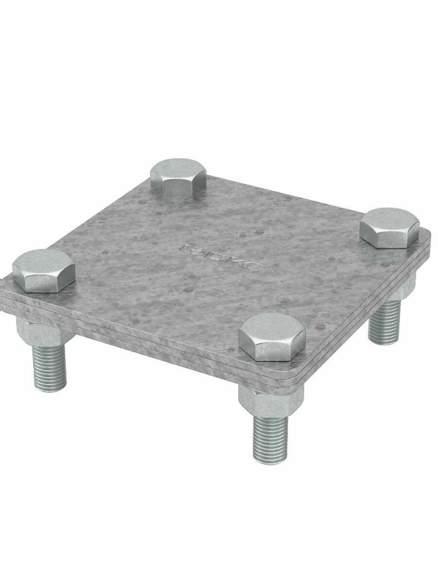 Соединитель полоса-полоса 25-40мм с разделит. пластиной 80х80мм (2 шт) DKC NG3105