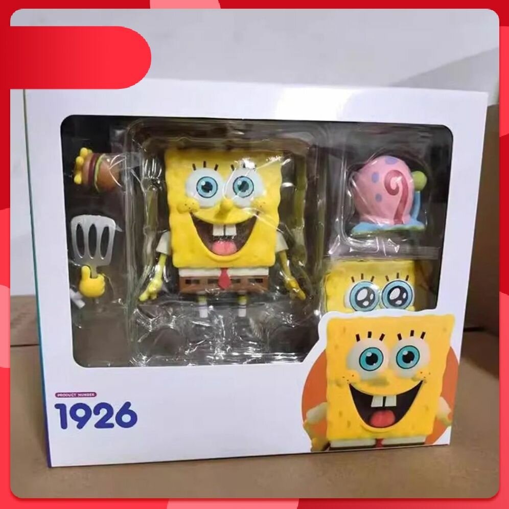 Фигурка Губка Боб Квадратные Штаны / SpongeBob SquarePants Нендороид (10см) 1926