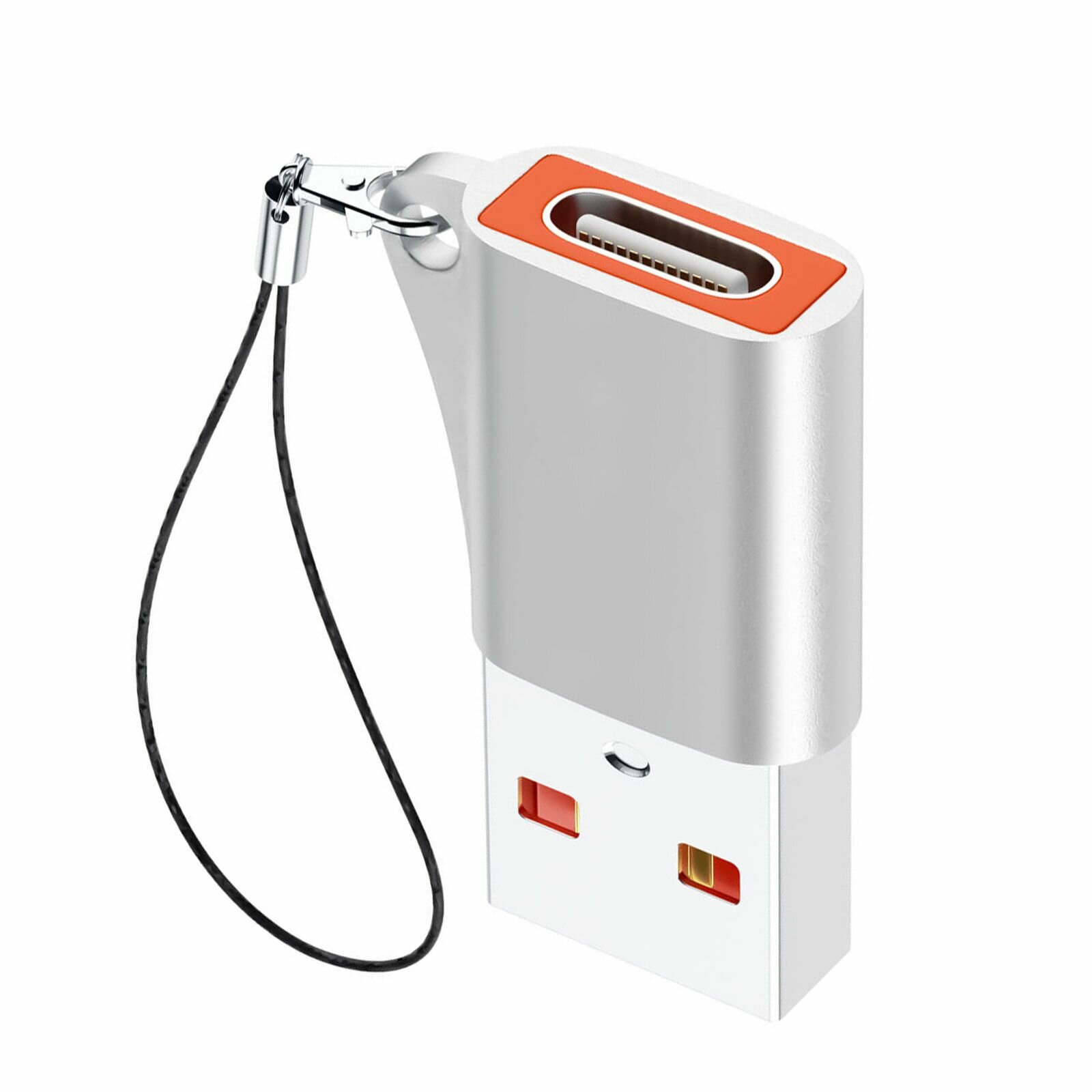 Адаптер USB30 Type C механическим корпусом и микрофоном для быстрой зарядки мобильных устройств