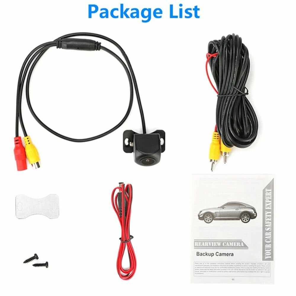 1шт 12 В Камера Заднего Вида Резервная Камера Заднего Вида Ночного Видения + Универсальный Кабель