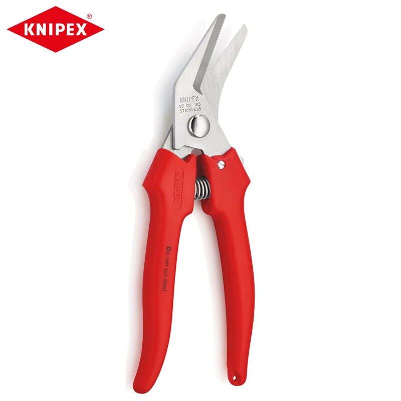 KNIPEX 95 05 185, многофункциональные ножницы для кабеля и проводов, импортированные из Германии, дизайн защиты рук от защемления