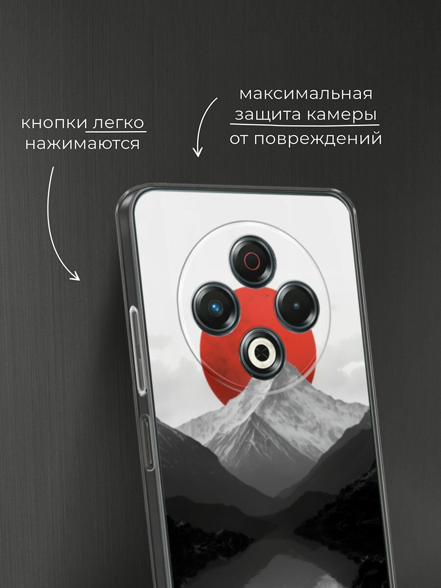 Чехол на Tecno Spark 30 / Текно Спарк 30 с принтом Белая гора — фото 1