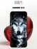 Черный матовый чехол на Honor 200 / Хонор 200 с принтом Волк в зимнем лесу
