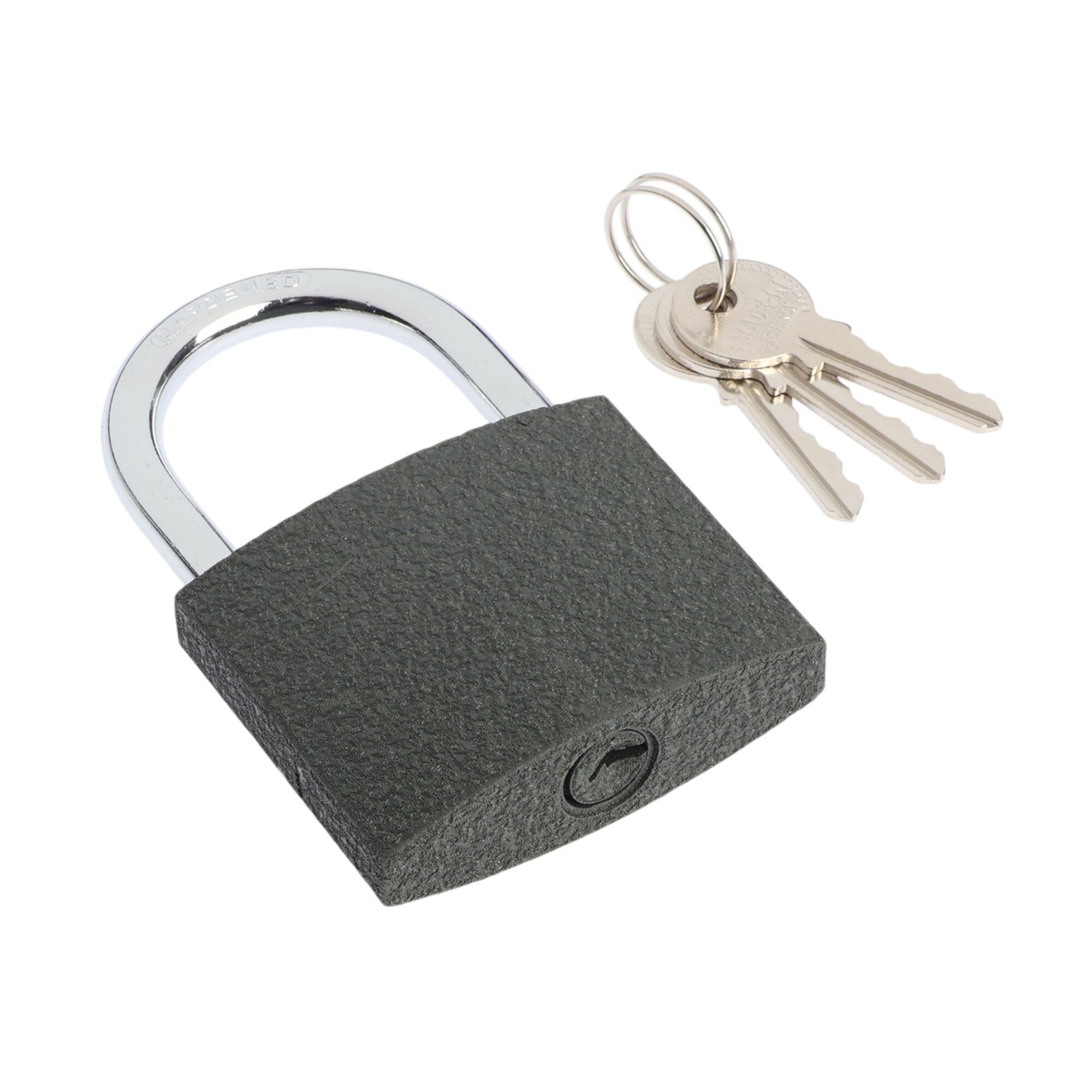 Замок навесной тундра OneKey001, 75 мм, с одной секретностью, 3 ключа