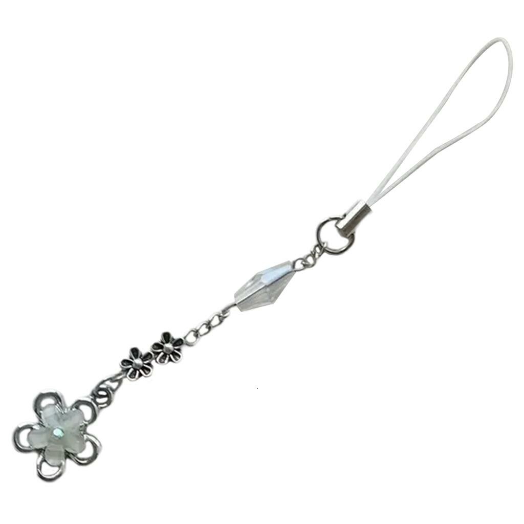 Брелок, Подвеска для мобильного телефона на веревочке из четырехлистного клевера