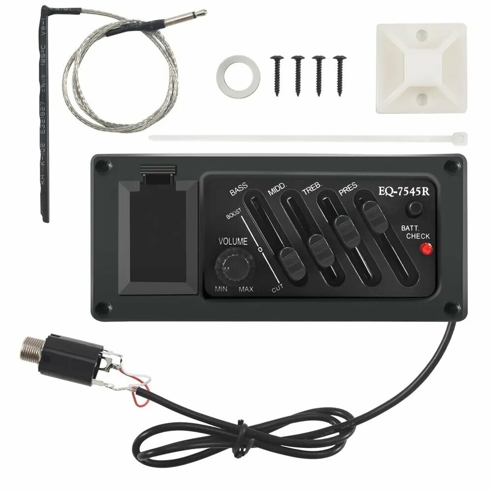 4-полосный пьезоэлектрический эквалайзер для тюнера гитарного усилителя EQ-7545R