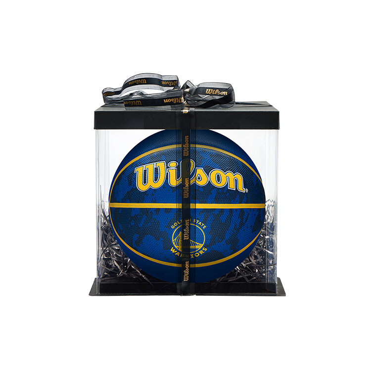 Резиновый баскетбольный мяч унисекс Wilson NBA Golden State Warriors China Mainland Version, синий, Size 7, для тренировок