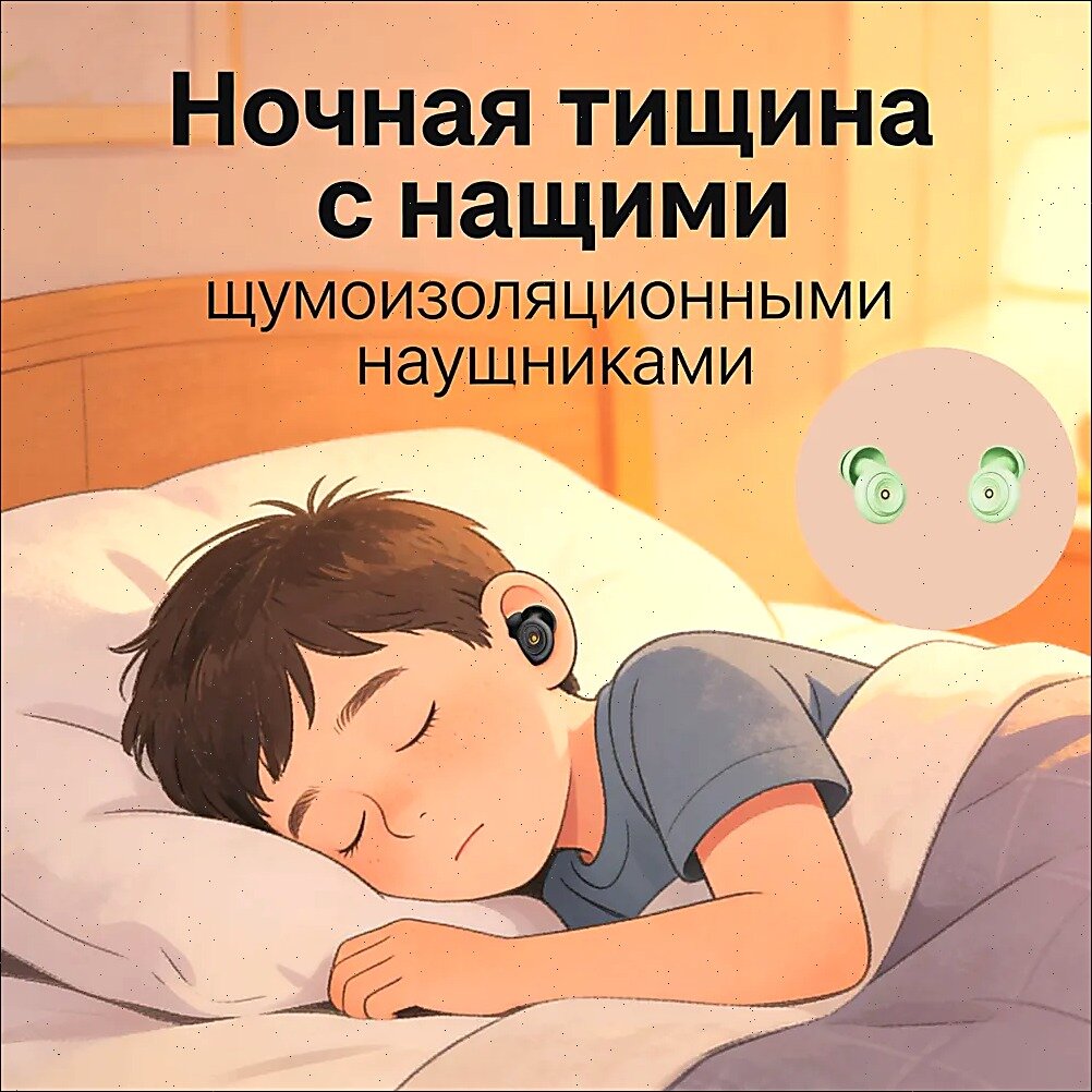 Шумоподавляющие беруши для сна с фильтром