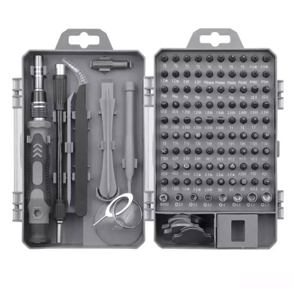 Набор отверток для точных работ, для телефона, для компьютера, 115 в 1 с гибким удлинителем