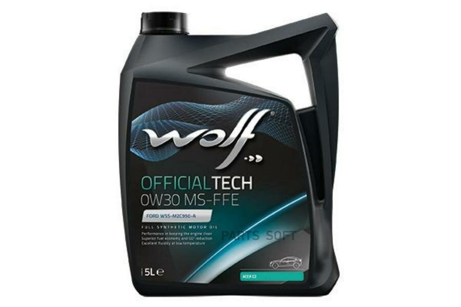 WOLF OIL 8333910 Масло моторное WOLF OFFICIALTECH 0W30 MS-FFE 5L
