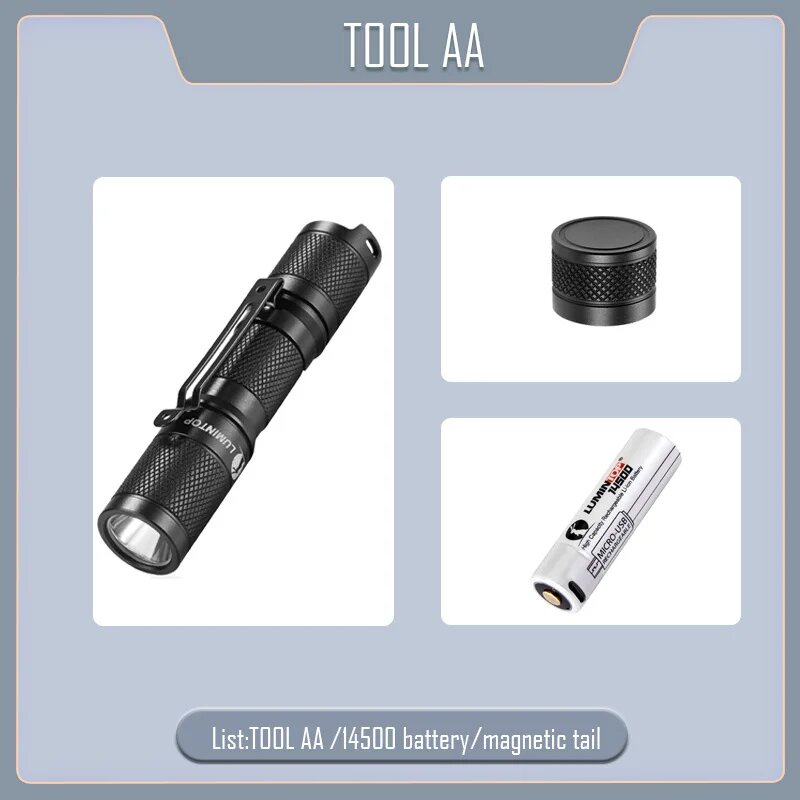 LUMINTOP Tool AA 3.0 фонарь 900 люмен TOOL AA Set, Cold white 6500K