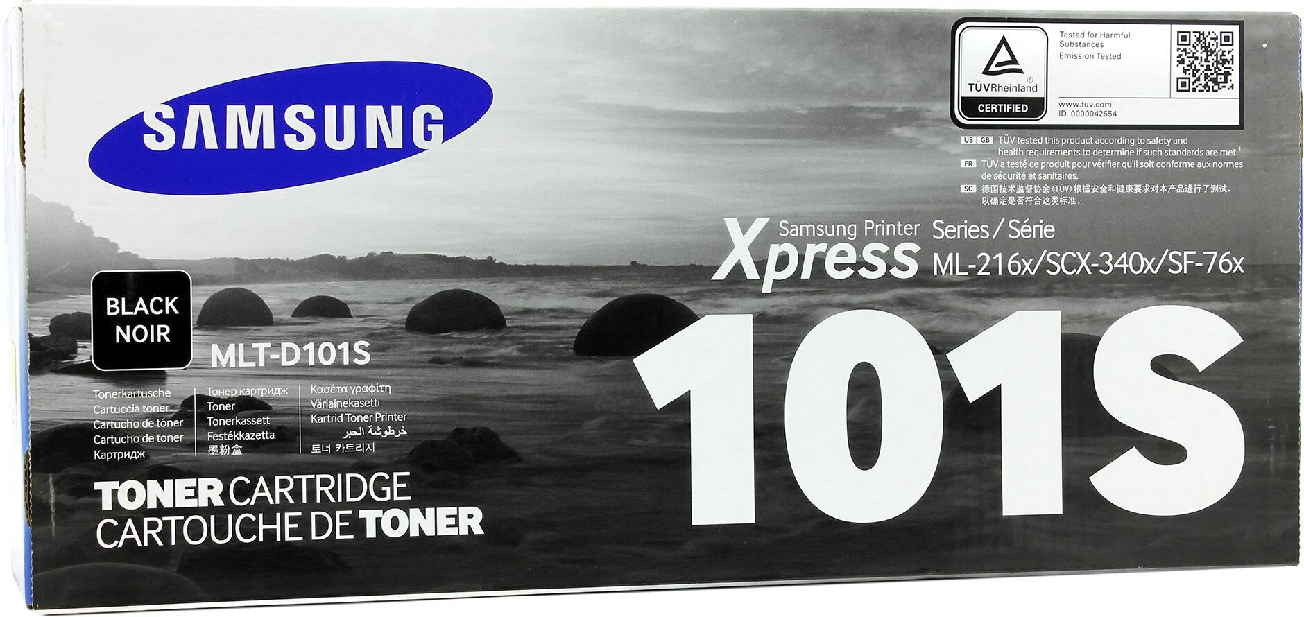 Картридж Samsung MLT-D101S черный Оригинал 1500 стр, black для ML-2160/ML-2165/ML-2167