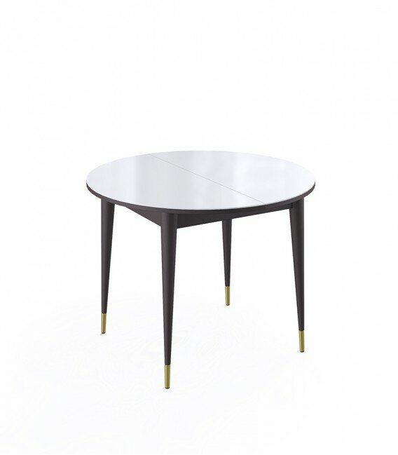 Стол KENNER K1000 венге/стекло белое сатин