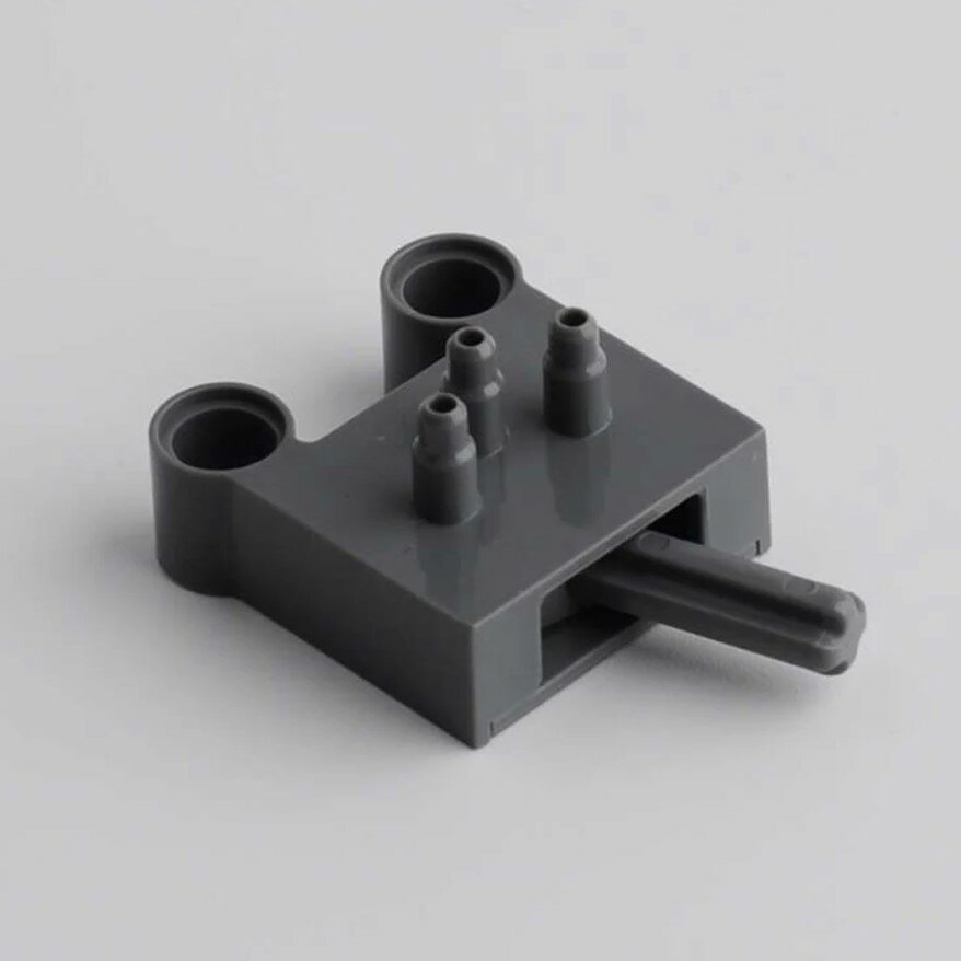 Пневматика конструктора Mold King Распределитель, пневматический переключатель 47223 Pneumatic Switch with Pin Holes Робототехника