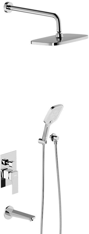 Встроенная душевая система для ванны DAMIXA Gala (953510000) с изливом