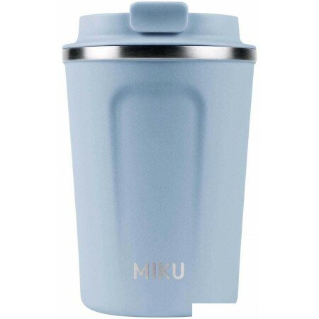 Термокружка Miku 380мл (голубой), до 6 ч, колба: сталь, корпус: сталь