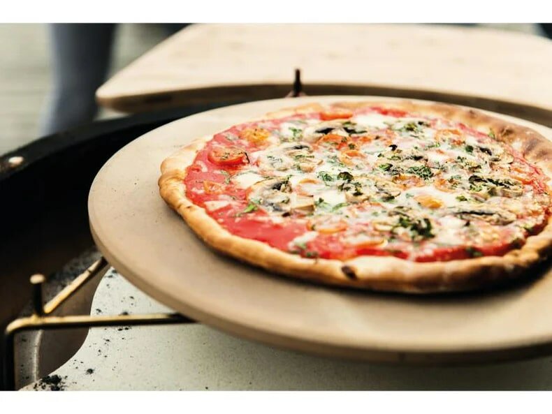 Камень для выпечки и пиццы 23см BergHOFF Ron, кордиеритовый, бежевый