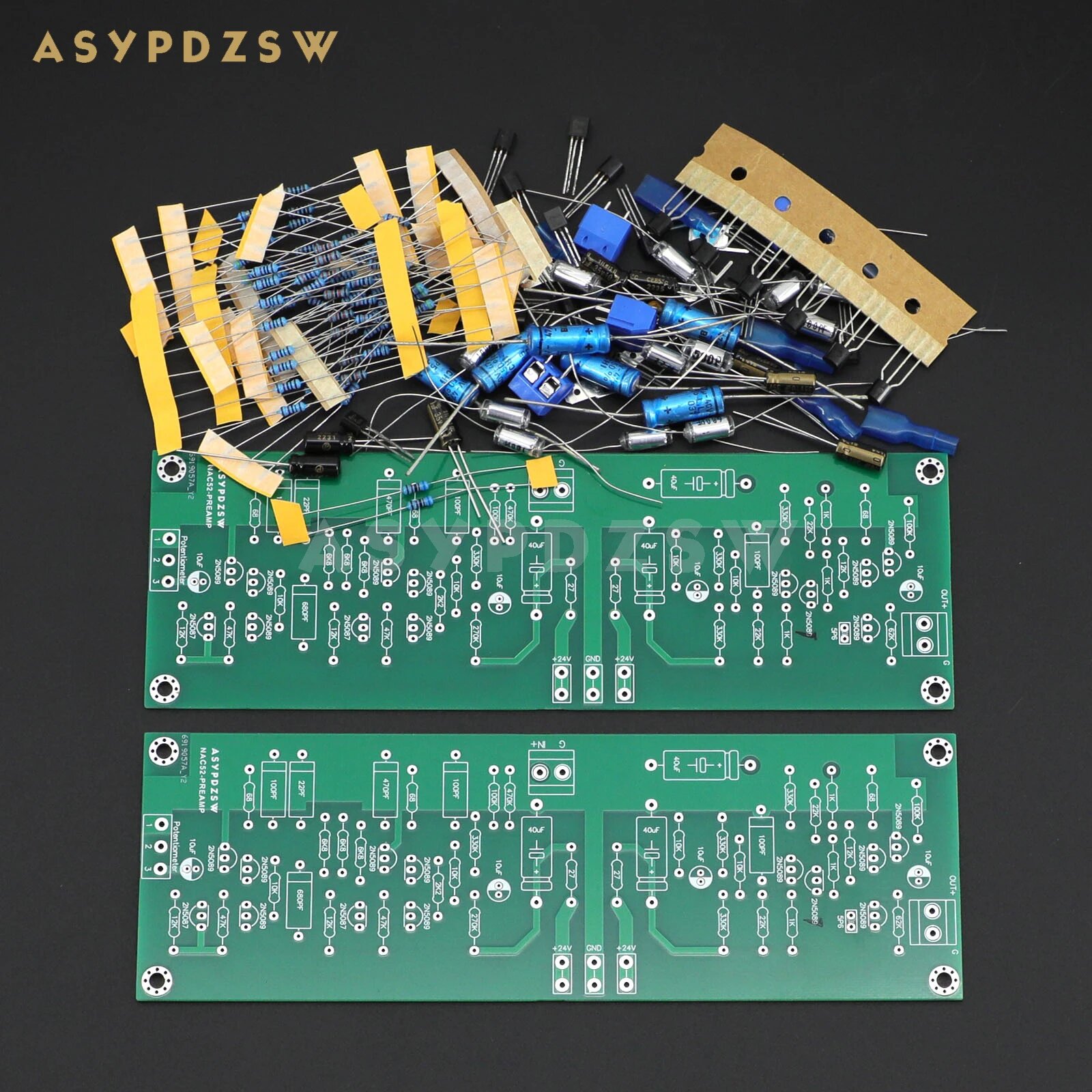 ASYPDZSW Hi-Fi предусилитель 2 канала DIY Kit