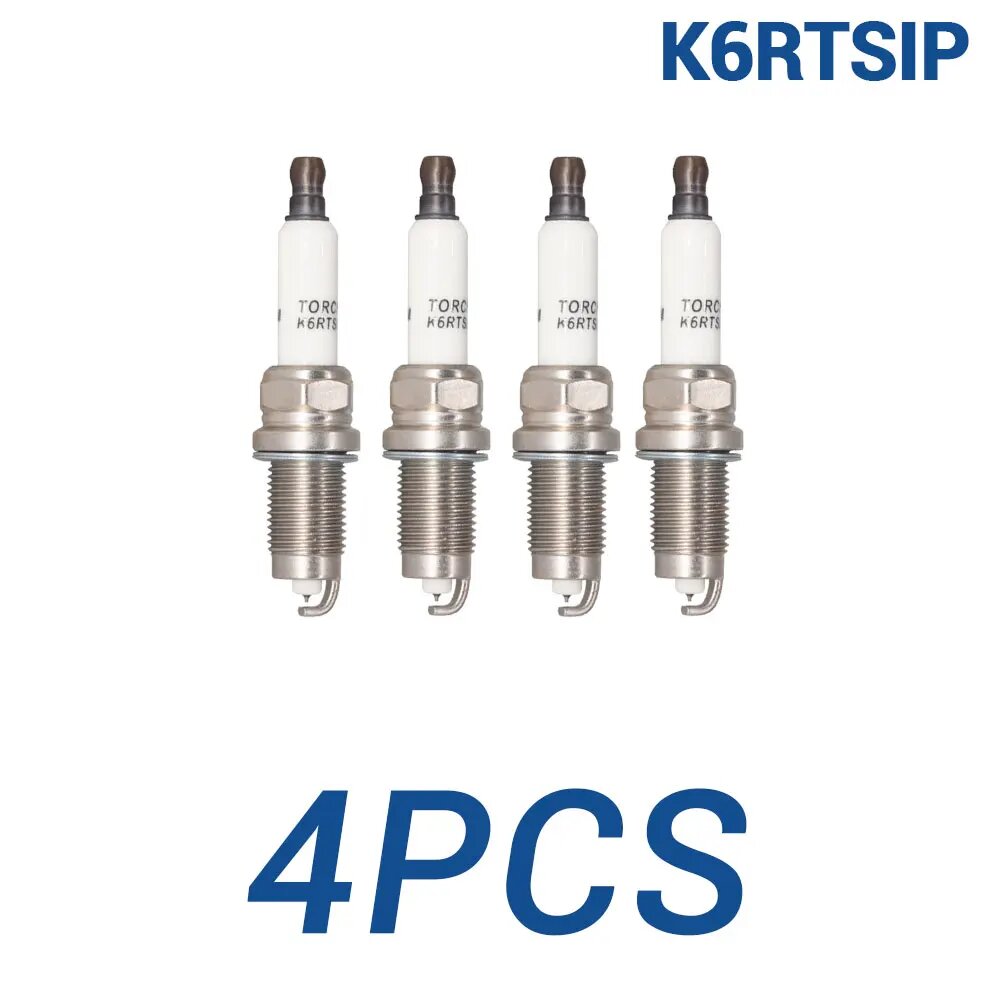 Автомобильные аксессуары Свеча зажигания Факел K6RTSIP Свечи Инструменты Двигатели Компоненты 4 pieces with box