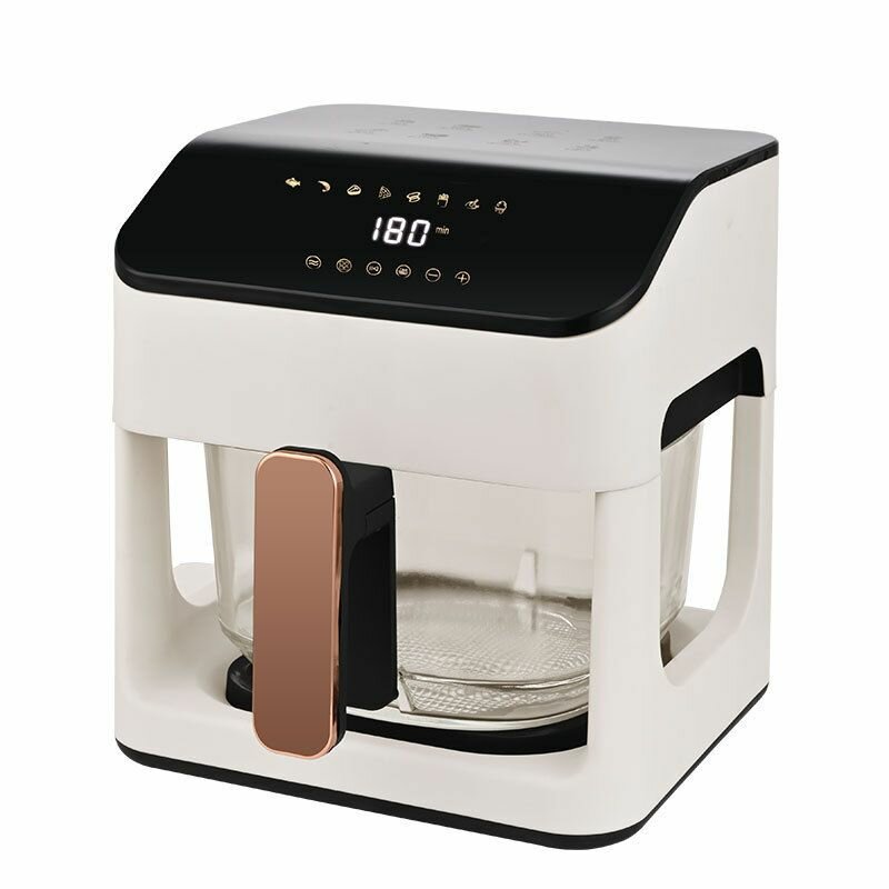 Аэрогриль (аэрофрай) HOTTER HX-533 бежево-чёрный, 7 автоматических программ, регулировка времени и температуры, 1500 Вт, чаша из термостойкого стекла 8л. B