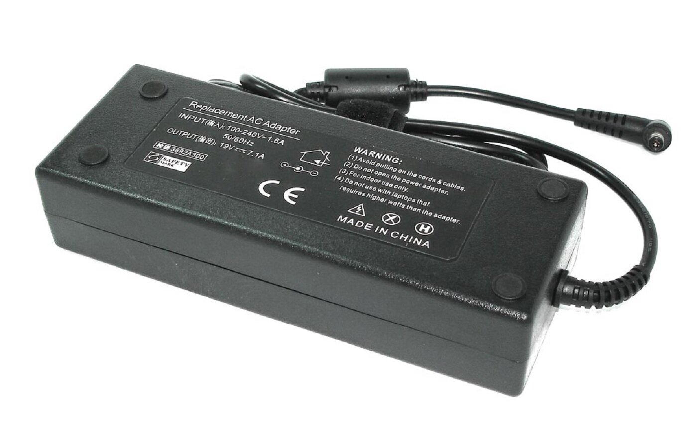 Блок питания (сетевой адаптер) для ноутбуков Delta 19V 7.1A 5.5x2.5 тип VB