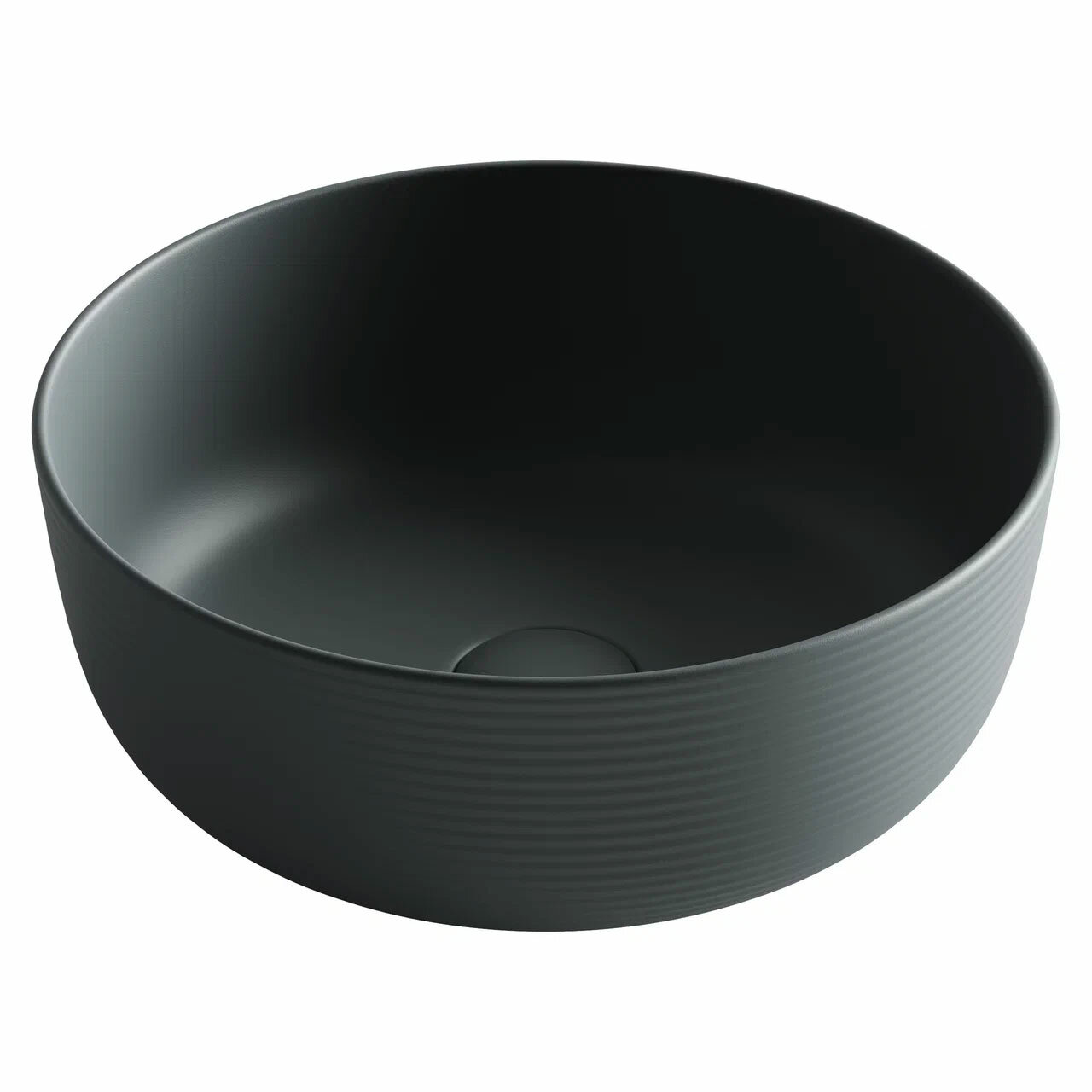 Раковина Ceramicanova Element 36х36 CN6073MDH антрацит матовый