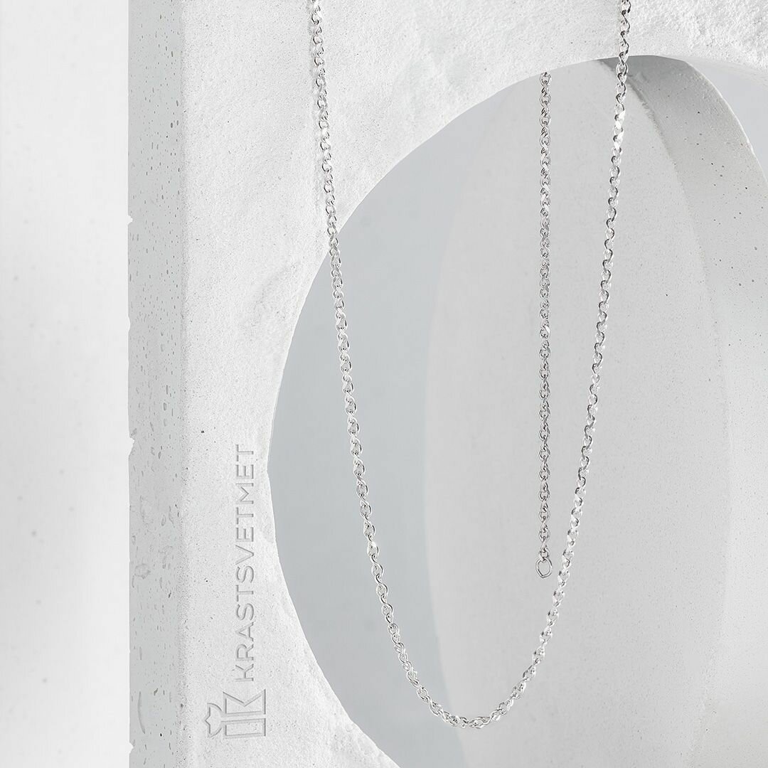 Цепь серебро, 925 проба, родирование